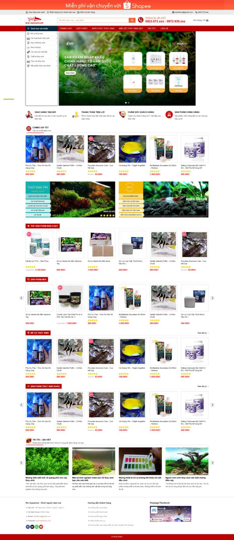 Theme wordpress thủy sinh - Theme Wordpress Giá Rẻ - Mua Bán Theme WP Đẹp Chuẩn Seo