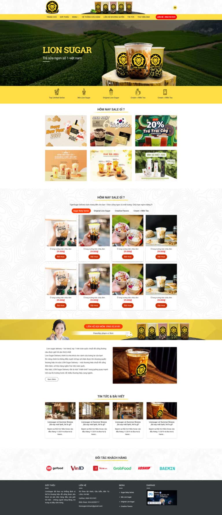 Theme WordPress bán trà sữa - Theme Wordpress Giá Rẻ - Mua Bán Theme WP Đẹp Chuẩn Seo